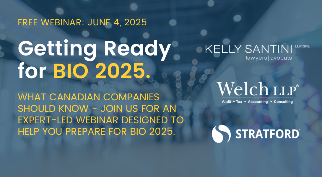 Free Webinar | Get Ready for BIO 2025 | Stratford Group Ltd.