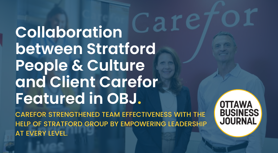 Stratford People & Culture and Client Carefor Featured in OBJ